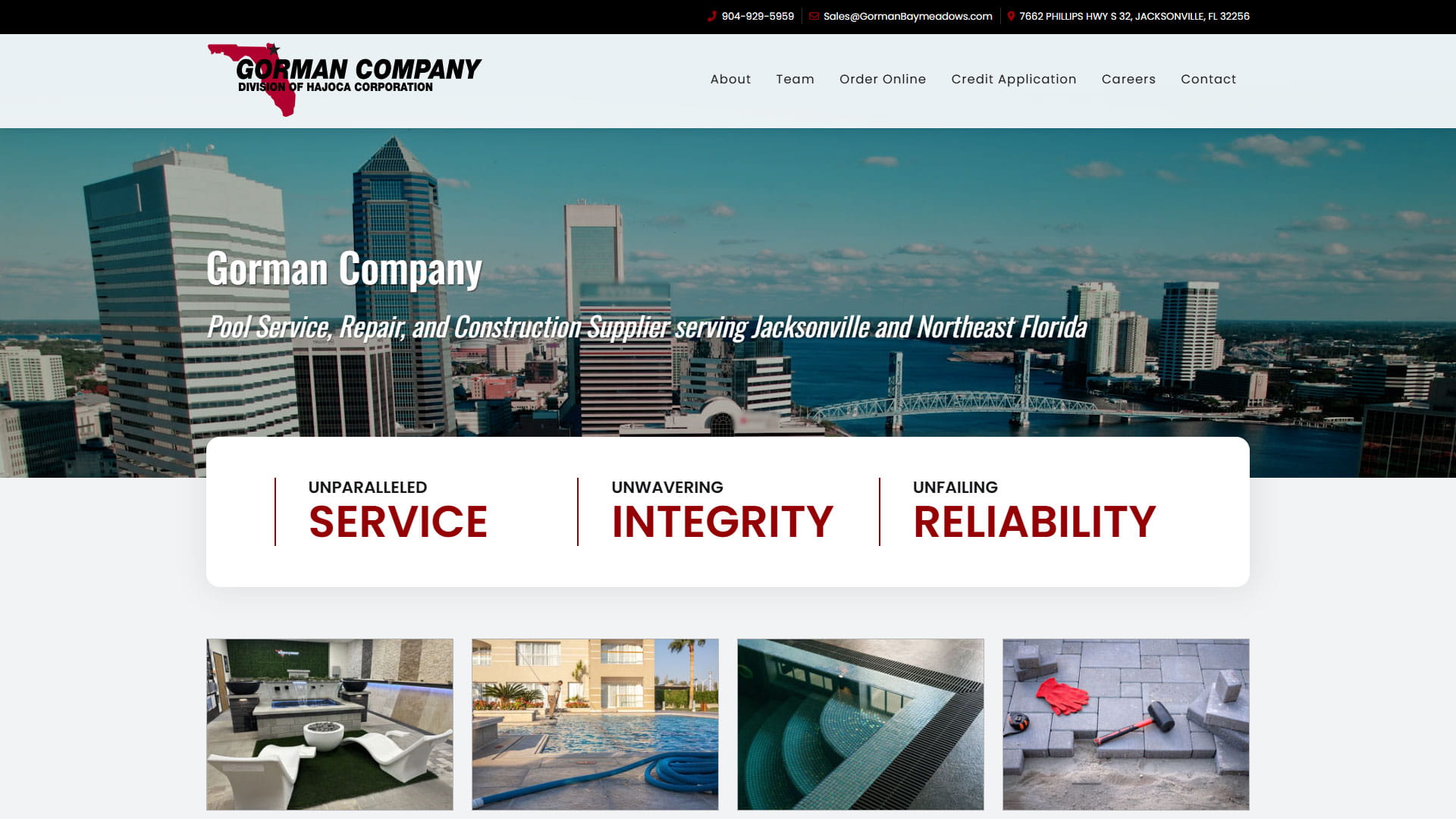 Pool Supplies & Building Materials | Gorman Company Jacksonville